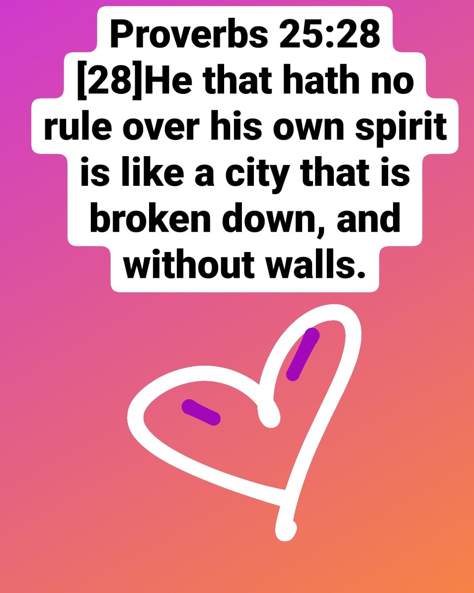 Proverbs 25:28🖤 (Devotional ) – Faithfull💛Writer